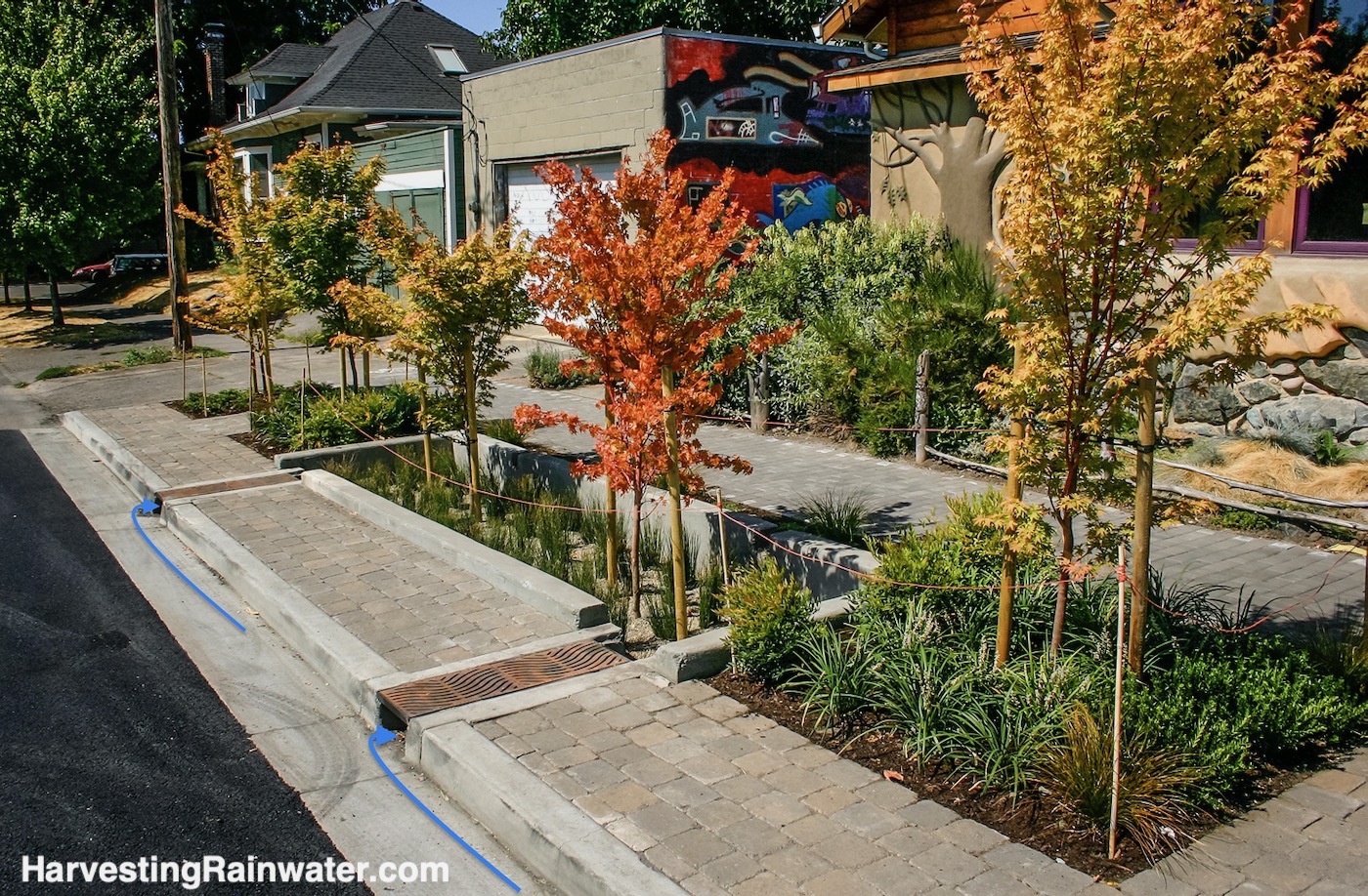 Street-side water harvesting image gallery - Rainwater Harvesting for ...