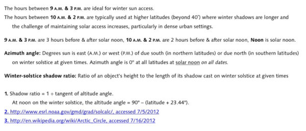 Winter-Solstice Shadow Ratio & Azimuth Table - Rainwater Harvesting for ...