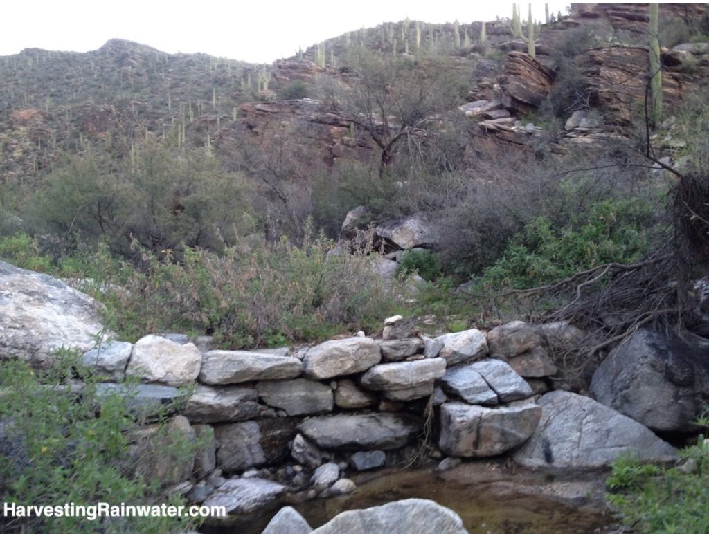 Historic check dams in the Catalina and Tucson Mountains – Rainwater ...